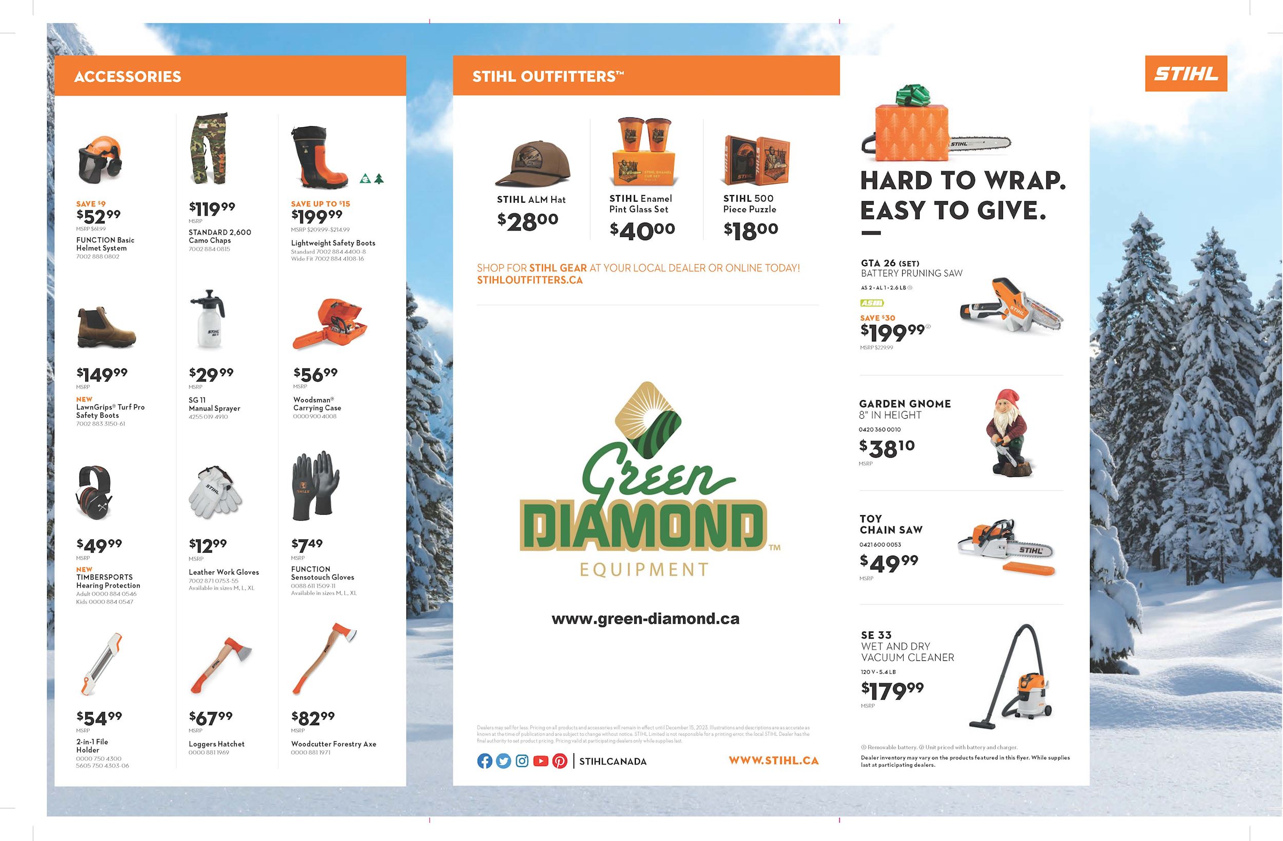 Full Flyers - Green Diamond Equipment