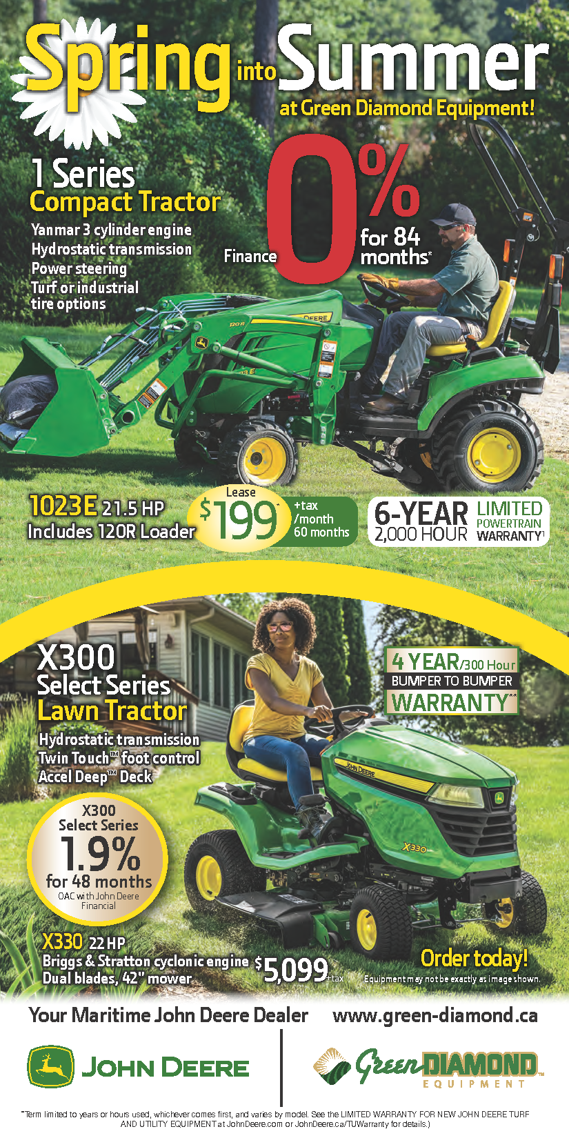 Full Flyers - Green Diamond Equipment