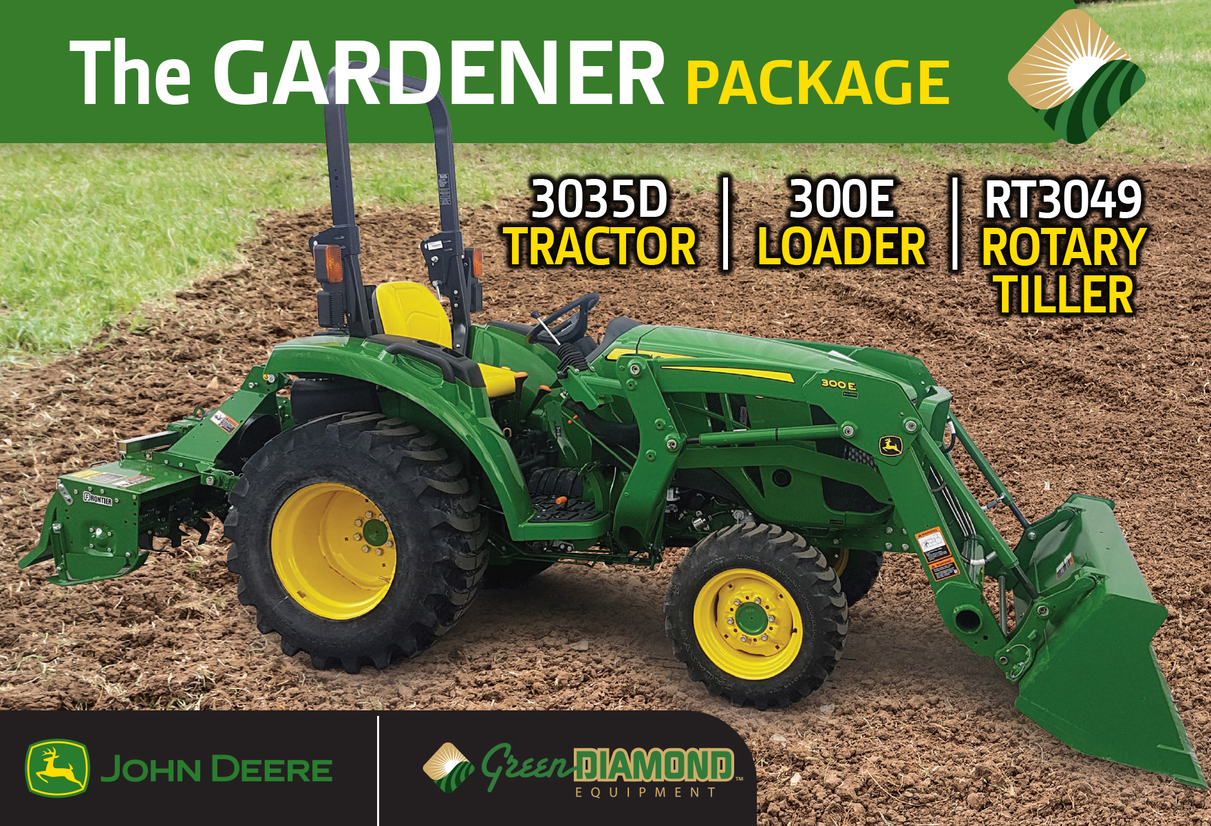 3 Series John Deere Tractor Packages | Green Diamond Equipment